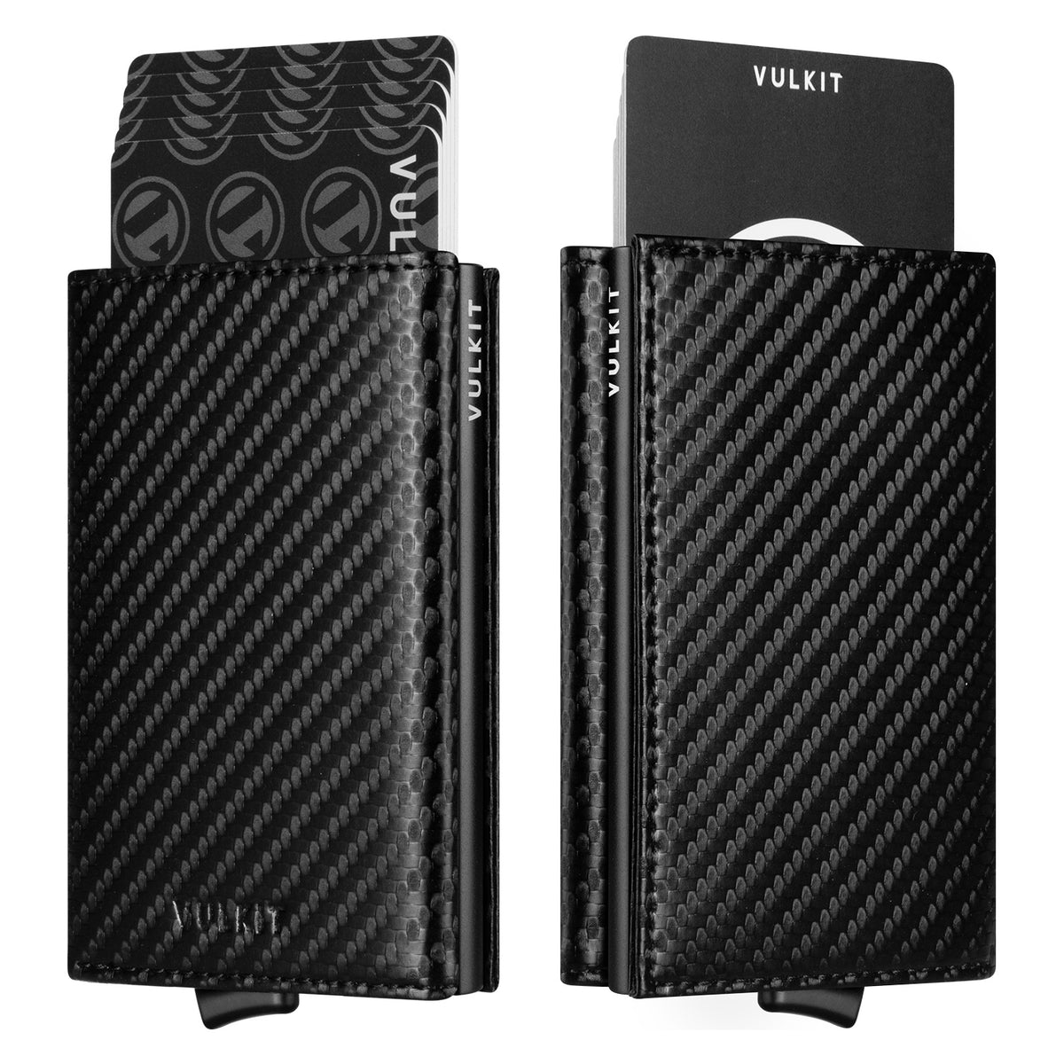 VC208-RFID Blocking Leather Card Wallet with ID Window and Banknote Co ...