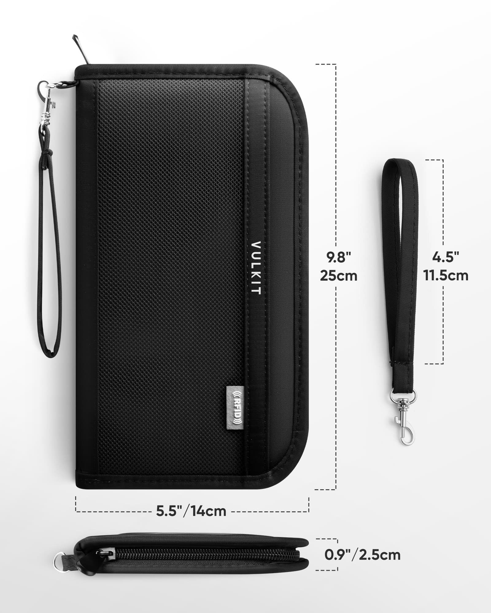 VPW106 - Family Passport Holder, RFID Blocking , Travel Card Organizer ...