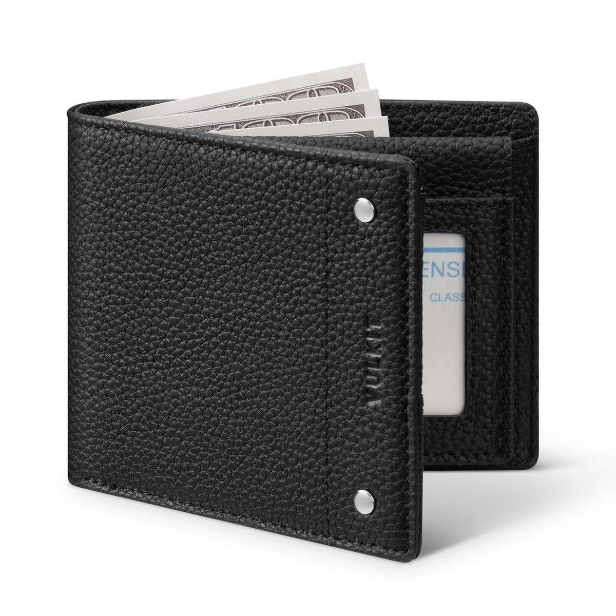 VW119P - Ultra-thin RFID Blocking Genuine Leather Bi-fold Wallet – VULKIT