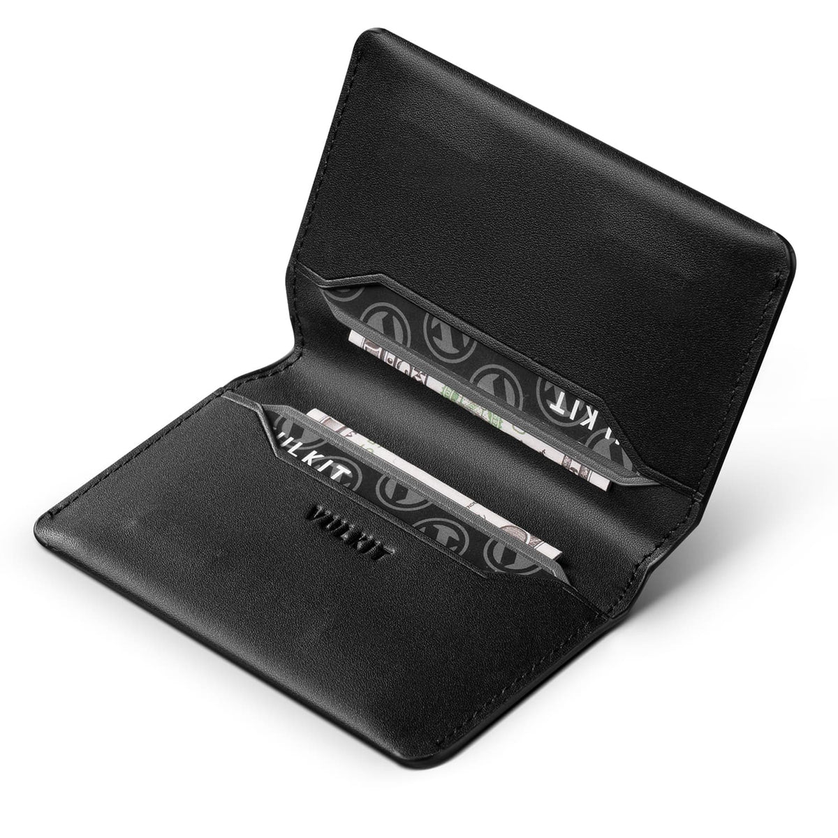 VW122- Slim Leather RFID Card Holder – VULKIT