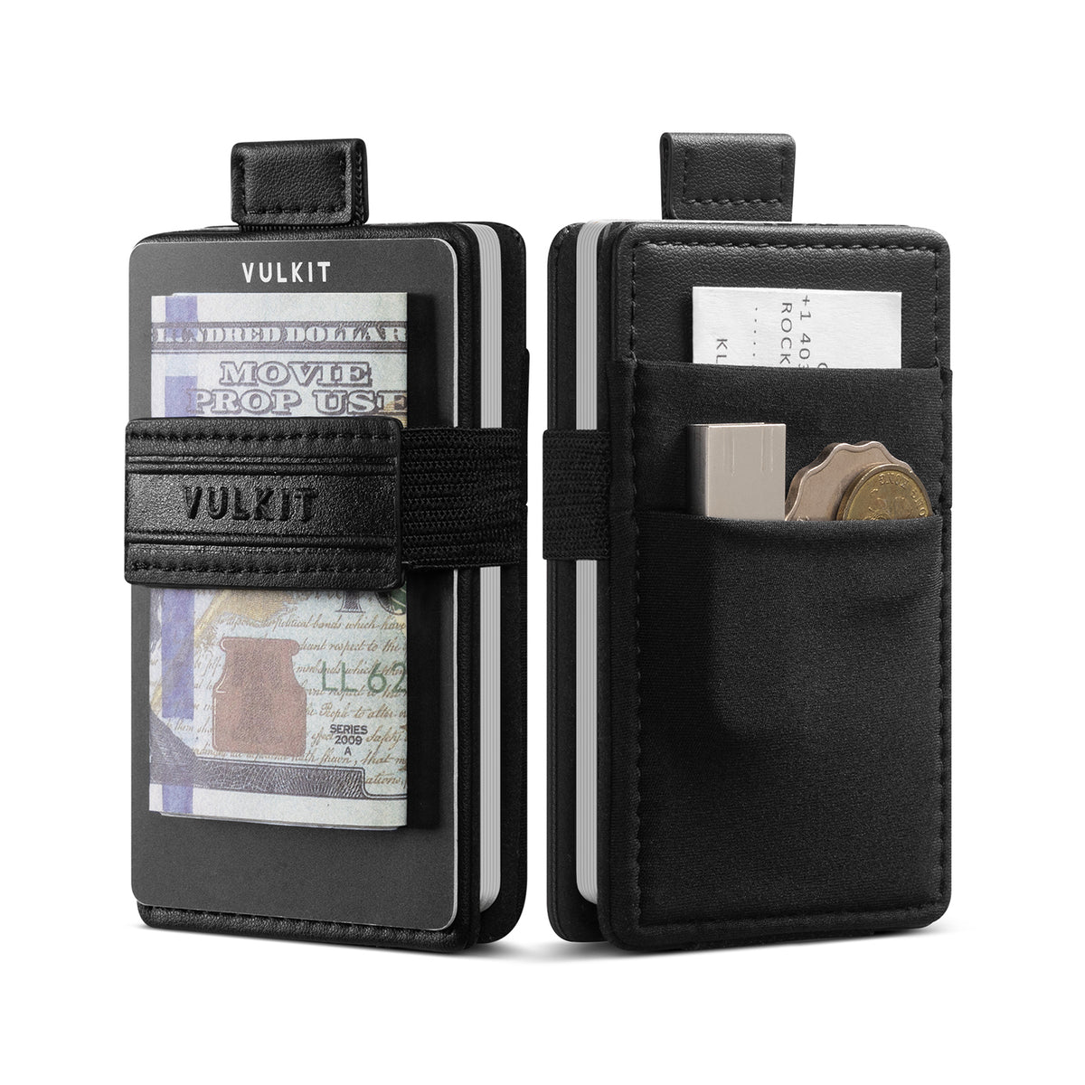 VW135 - Minimalist Leather Wallet for Men – RFID Blocking, Quick-Acces ...