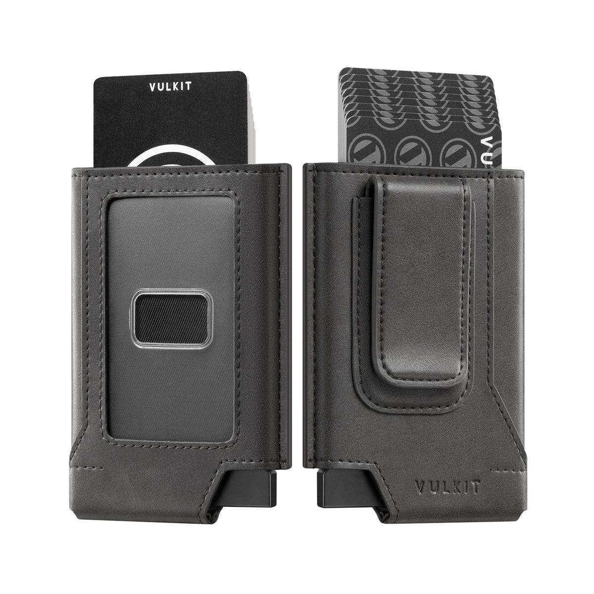 VC410- Minimalist Wallet with Double-sided Slots and Money Clip for Me ...