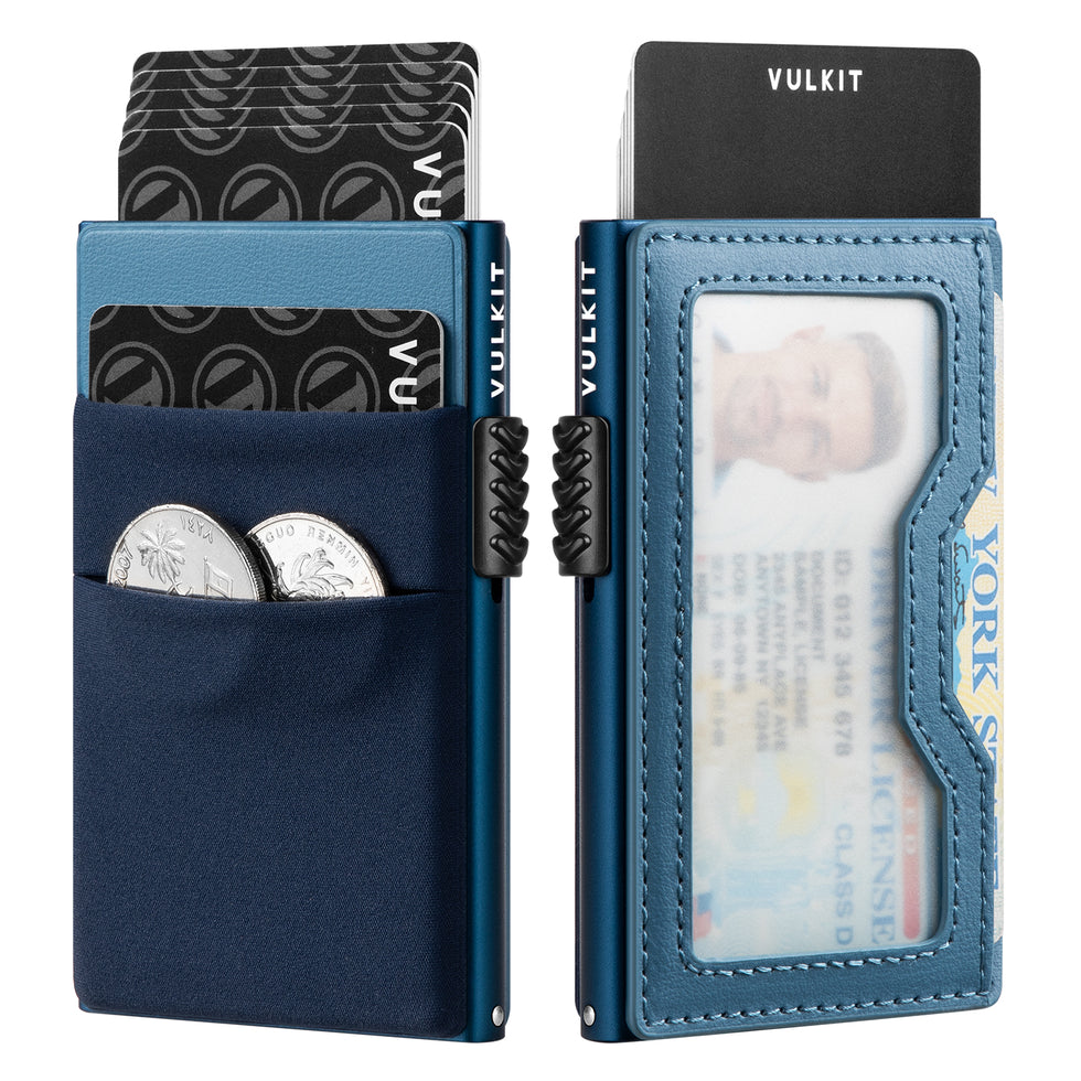 VC306- Elastic Cloth Slot & Leather Visible Window For Cash, Coins, an ...